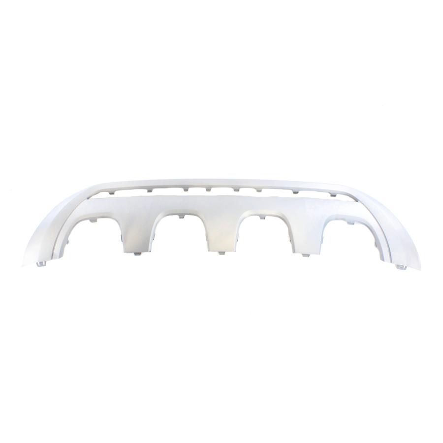 Spoiler Difusor de Para-choque Traseiro Central Prata Fosco VW ...